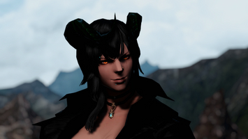 Horn Earrings for Au Ra lads because they deserve it | XIV Mod Archive