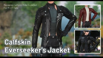 Hanzo Dojo's Leather Jacket to TBSE-Q | XIV Mod Archive