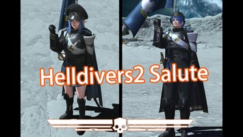 Helldivers Salute | XIV Mod Archive