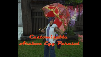 Colorful Leaf Parasol | XIV Mod Archive
