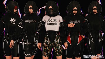 Hanzo Dojo - Shinobi Hoods (Bibo & Nymph) | XIV Mod Archive
