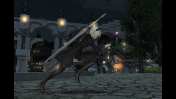 2B Walk For All Talls: Male and Female | XIV Mod Archive