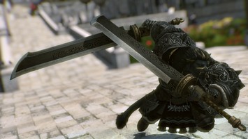 Cryptlurker Twin Axes & Swords | XIV Mod Archive