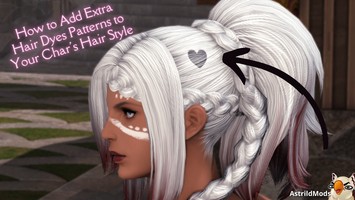 [Guide] How to get crystal/neon/glitchy hair | XIV Mod Archive