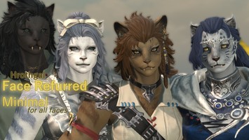 Bigger Snouts for Female Hrothgar | XIV Mod Archive