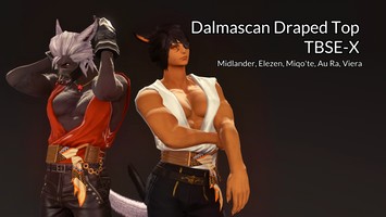 Boulevardier's Ruffled Shirt TBSE-X | XIV Mod Archive