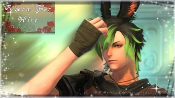 m viera hair 7 and styled for hire mashup | XIV Mod Archive