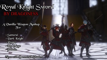 Reaper Fae Scythe to Dark Knight Balisarde | XIV Mod Archive
