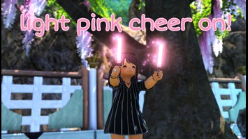 Pink Cheer Emotes | XIV Mod Archive