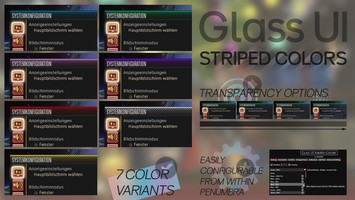 Glass UI Theme - 4K - New colors | XIV Mod Archive