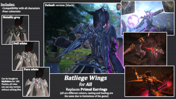 Dreadwyrm Wings for All | XIV Mod Archive