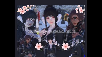 Part. 2 "Mom ! I'm an E-Girl now !" - Makeup for Au'ra face 1 and 101 ...