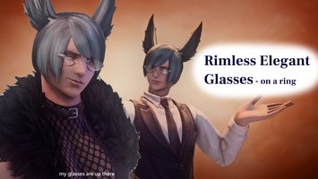 Elegant Rimless Glasses to Firecrest Ring (Right) | XIV Mod Archive