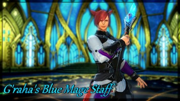 Azulmagia Dreadwyrm Staff | XIV Mod Archive