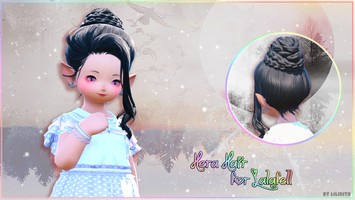 [Mint] Braids & Bun | XIV Mod Archive