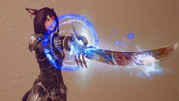 Faussar of Light - GNB Blue fire edition | XIV Mod Archive