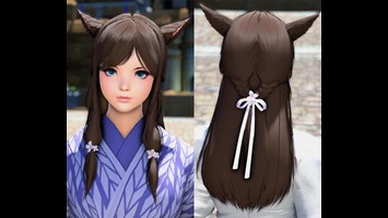 Ruta's Rikku Hair for Male Viera | XIV Mod Archive