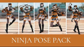Soulcalibur Taki Pose Pack | XIV Mod Archive