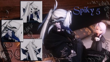 Five's Spikes - Male Au Ra hair mashup | XIV Mod Archive