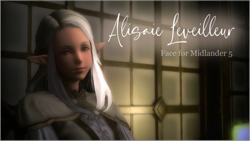 Venat Face for Midlander 5 with Elzen Ears | XIV Mod Archive